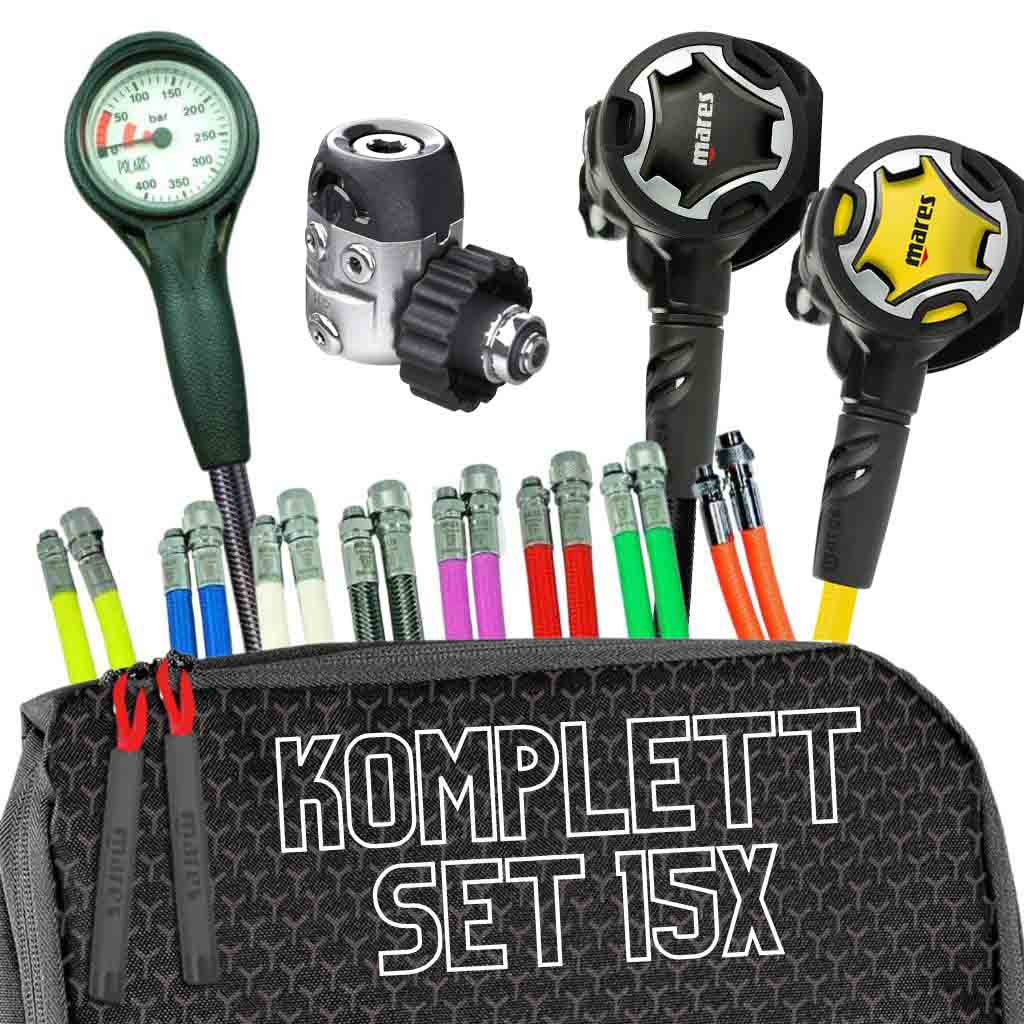 Mares Dual 15X mit Dual Oktopus - Atemregler Komplettset, verschiedene ...